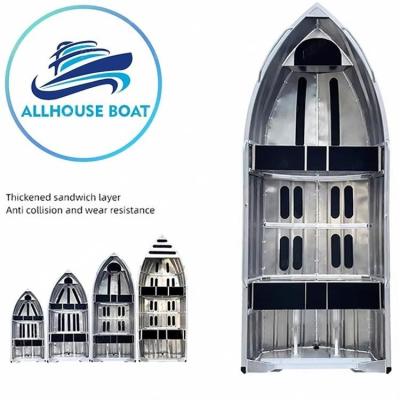 China 2.25m Width Aluminum Dinghy Boat 2 People For Exploring Coastal Waters for sale