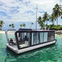 China 4.0m Width House Boat Luxury Floating The Perfect Way to Experience Water Luxury with Loved Ones for sale