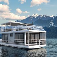 China Water Experience Luxury Floating Boat Hotel 12 Person With 20mm Deck Thickness for sale