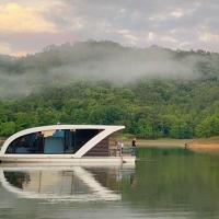 China 6 People Aluminum Party House Boat With Multiple Bedroom For Relaxing Getaway for sale