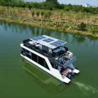 China Aluminum Restaurant Boathouse floating restaurant For Elegant Dining Experience for sale