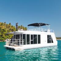 China 11.5m Length Floating Boat Hotel Aluminum Boathouse For 16 Passenger for sale