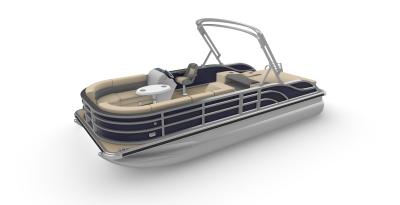 China 6-8 People Electric Pontoon Boat With EVA Flooring For Enjoying Leisurely Days for sale