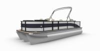 China Safety Luxury Watersports Fishing Pontoon Boats 21ft With 7-9 People Capacity for sale