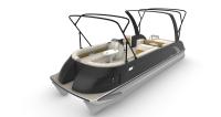 China 7m Length Electric Pontoon Boats For 8-12 Person Recreational Fishing Cruising for sale