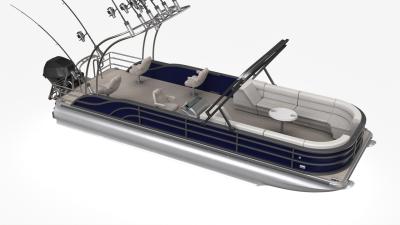 China Gasoline Pontoon Boat 7m Length 2.3/2.6m Width and Perfect Advanced Performance for sale