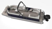 China Aluminum Pontoon Boat Luxury The Perfect Blend of Style and Performance for sale