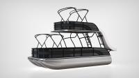 China OEM Double Decker Luxury Pontoon Boats For Family And Friends Relax Time for sale