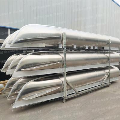 China Aluminum Pontoon Float Tube Houseboat Pontoon Logs With 0.635-0.735m Thickness for sale