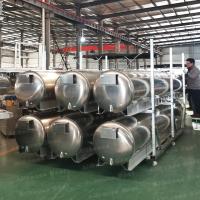 China Houseboat Pontoon Boat Tube with Aluminum Construction and Round Design for sale