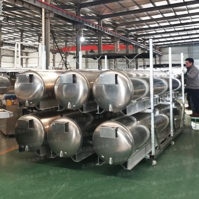 China Houseboat Pontoon Boat Tube with Aluminum Construction and Round Design for sale