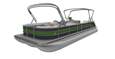 China Luxurious Aluminium Pontoon Party Boat 29ft 18-22 People For Leisurely Cruising for sale