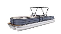 China OEM 27 Ft Luxury Pontoon Boats 15-18 Person Capacity for Hosting Gatherings for sale