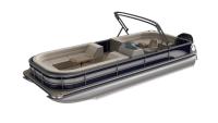 China High Capacity Aluminium Pontoon Boat Gasoline Fuel Type For 8-12 People for sale
