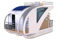 China 2 Deck Luxurious Floating House Boat Aluminum Boat House For Party Recreational for sale