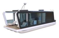 China 4.0m Width Aluminum House Boat 16 People for Fishing Sunbathing Sightseeing for sale