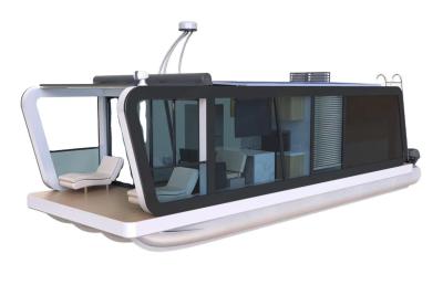 China 4.0m Width Aluminum House Boat 16 People for Fishing Sunbathing Sightseeing for sale