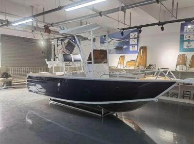 China Aluminum Fishing Center Cabin Boat Middle Pilot Vessel for Offshore Seawaters for sale
