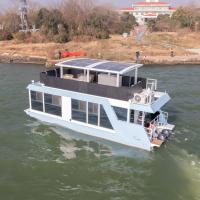 China Modern Floating Boat Hotel with 20mm Deck Thickness, Eco-friendly Options, and 11.5m Length for Luxury Water Accommodation for sale