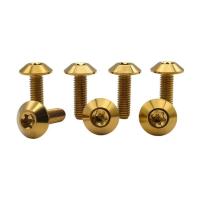 China Titanium Umbrella Head Bolt M8x1.25 15-35mm for Bicycle Motorcycle TC4 Grade 5 for sale