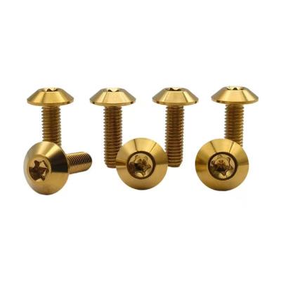 China Titanium Umbrella Head Bolt M8x1.25 15-35mm for Bicycle Motorcycle TC4 Grade 5 for sale