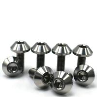 China Titanium Umbrella Head Bolt M8x1.25 15-35mm for Bicycle Motorcycle TC4 Grade 5 for sale