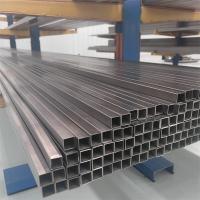 China Titanium Seamless Square Pipe TP270 TP550 20x20mm to 80x80mm Corrosion Resistant Ti Tubing for sale