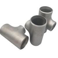 China ASTM B363 WPT2 Titanium Reducing Tee ANSI B16.9 Butt Weld 1/2-8 Inch for sale