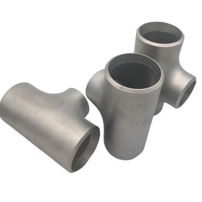 China ASTM B363 WPT2 Titanium Reducing Tee ANSI B16.9 Butt Weld 1/2-8 Inch for sale