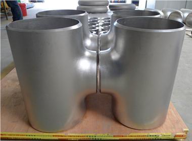 China Customizable Titanium Tee 3D 10D Radius Reducing Tee Titanium Fitting 1/2-48 Inch for sale