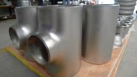 China Customizable Titanium Tee 3D 10D Radius Reducing Tee Titanium Fitting 1/2-48 Inch for sale