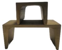 China Gr10 Grade Titanium Channel TP270 U Shaped Metal Channel for sale