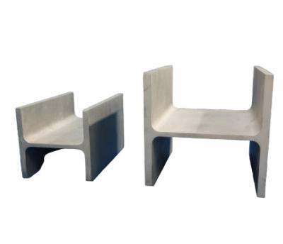 China Customized Width Gr3 Titanium Beam H Profile 40-200mm High Strength Lightweight Metal Alloy for sale