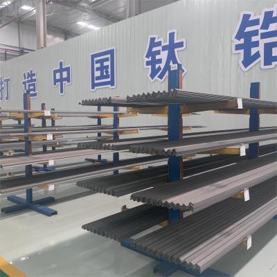 China 12mm Titanium Angle Cold Bend Technique Gr2 6000mm Length Ti Profile for sale