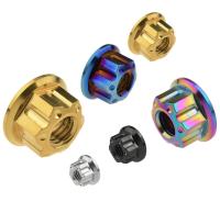 China AMS4928 Titanium Hex Nut Titanium Alloy Hexagon Nut M8 for sale