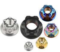 China AMS4928 Titanium Hex Nut Titanium Alloy Hexagon Nut M8 for sale