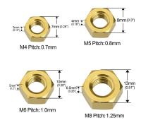 China AMS4928 Titanium Hex Nut Titanium Alloy Hexagon Nut M8 for sale