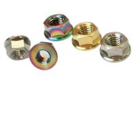 China AMS4928 Titanium Hex Nut Titanium Alloy Hexagon Nut M8 for sale