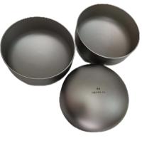 China Titanium Annealing Pipe Cap ANSI B16.9 219mm x 3mm Seamless for sale