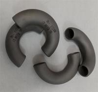 China Customized Long Radius 180 Degree Titanium Elbow Gr3 Gr5 Gr7 ASME B16.9 1/2-48 Inch for sale