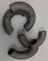 China Customized Long Radius 180 Degree Titanium Elbow Gr3 Gr5 Gr7 ASME B16.9 1/2-48 Inch for sale