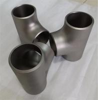 China Butt Welded Titanium Gr2 Gr4 Gr5 Straight Tee With ASME B16.9 B36.19M for sale