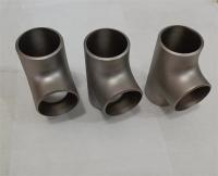 China Butt Welded Titanium Gr2 Gr4 Gr5 Straight Tee With ASME B16.9 B36.19M for sale