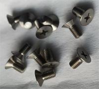 China Gr1 Gr2 Gr3 Gr4 Gr5 Titanium Flat Head Phillips Screws Forging Or Drawing for sale