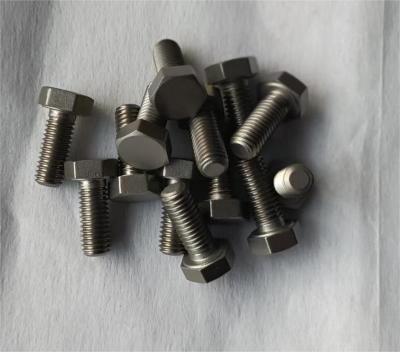 China Fully Threaded Titanium Hex Head Bolt Grade 2 M6 ASTM B338 44 Lighter Than Stainless Steel for sale