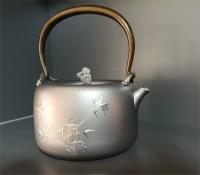 China Small / Middle / Large Camping Kitchen Titanium Kettle 500 - 1500ml  Lightweight Durable for sale