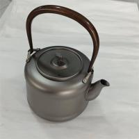 China Small / Middle / Large Camping Kitchen Titanium Kettle 500 - 1500ml  Lightweight Durable for sale