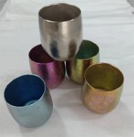 China Portable Pure Titanium Ice Water Mug Double Insulated Beer Cup for sale