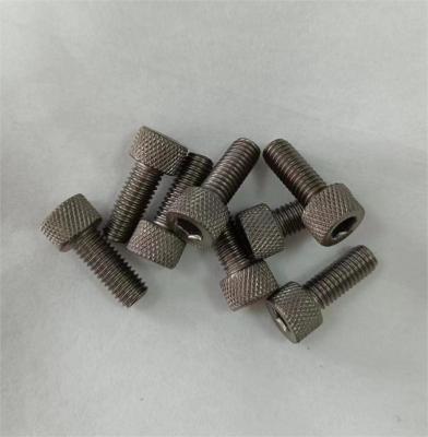 China Titanium Knurled Socket Screw Bolt M6x20 for Motorcycle Shipbuilding Custom for sale