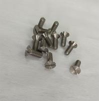 China Titanium Slotted Flat Head Screws M2/4/6/8 X 4 6 8 10mm Customized for sale